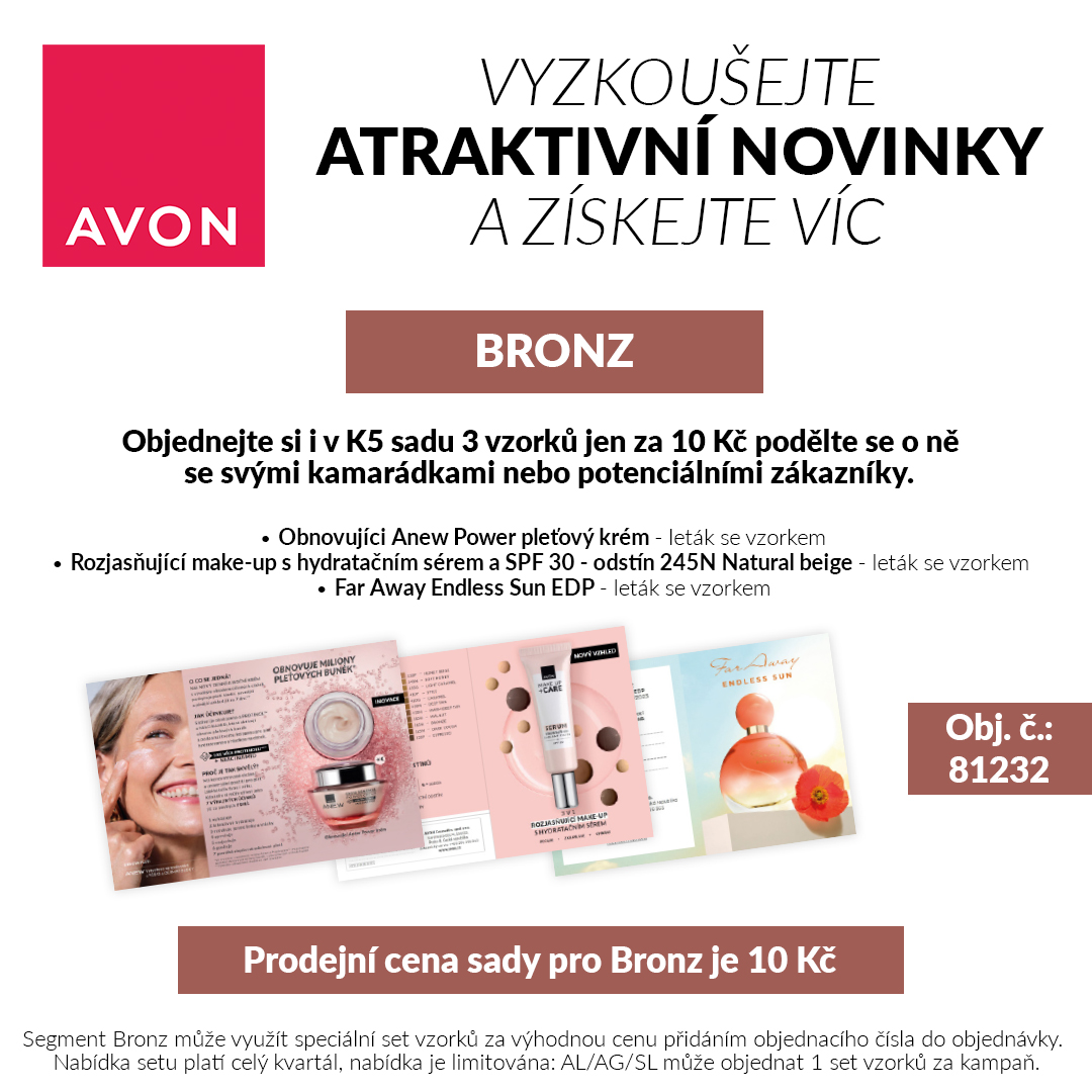 AVON Výhody segmentu Bronz